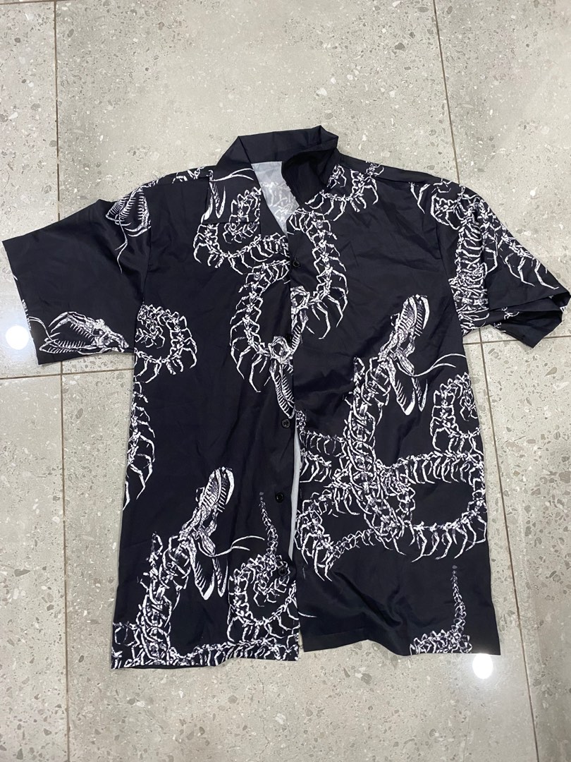 Dragon Overprint Subang Boi Typa Shirt, Men's Fashion, Tops & Sets ...