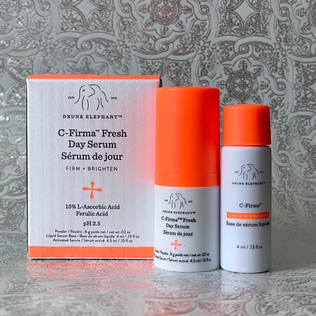 Drunk Elephant C-Firma Serum Set, Beauty & Personal Care, Face, Face ...