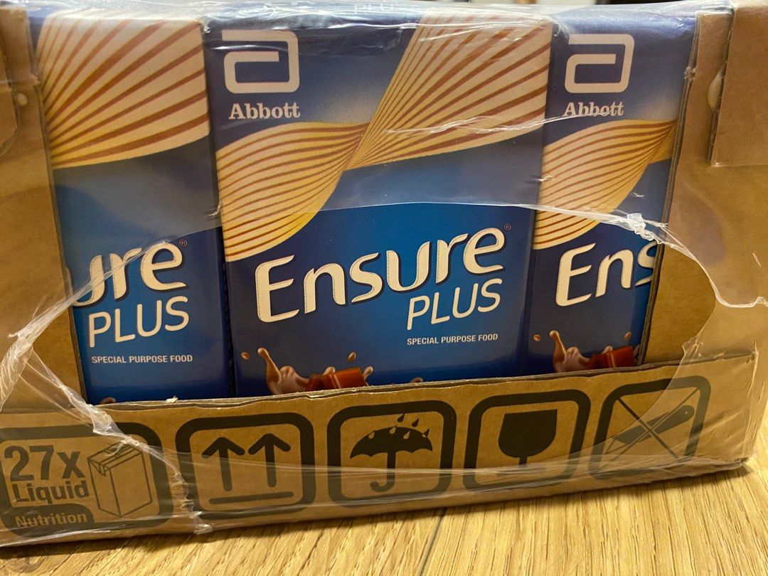 Ensure Plus Chocolate Packet (27 pkts / carton), Health & Nutrition ...