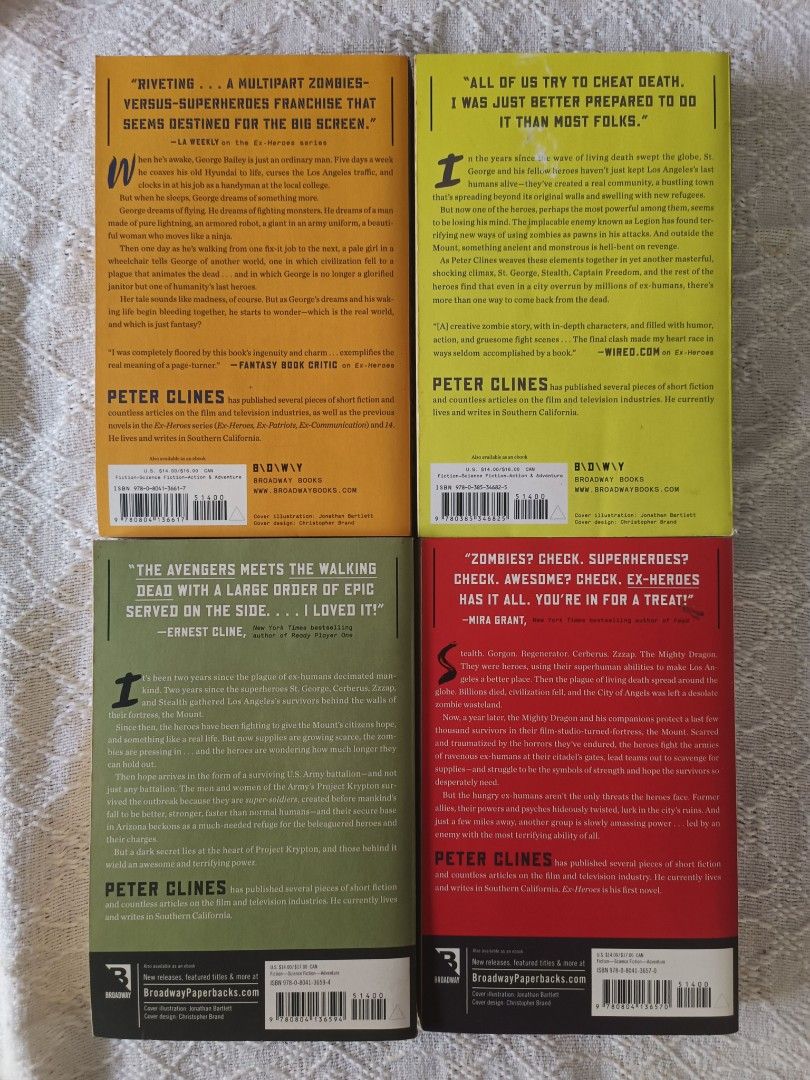 EX Heroes Series / EX Heroes / EX Patriots / EX Communication / EX Purgatory / Peter Clines ...