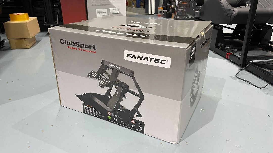 Fanatec clubsport pedals V3 inverted / sim racing inverted pedals / sim ...