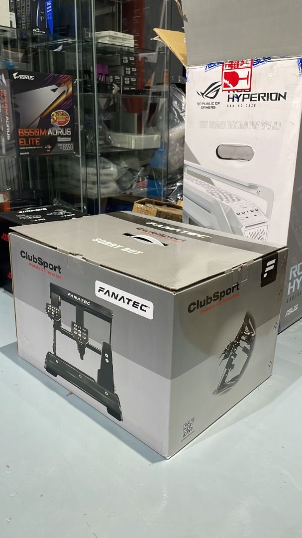 Fanatec clubsport pedals V3 inverted / sim racing inverted pedals / sim ...