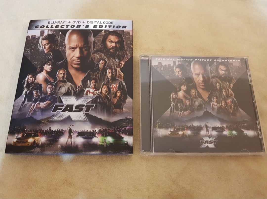 FAST X Collector's Edition Blu-Ray & Soundtrack CD 2023 Fast & Furious ...