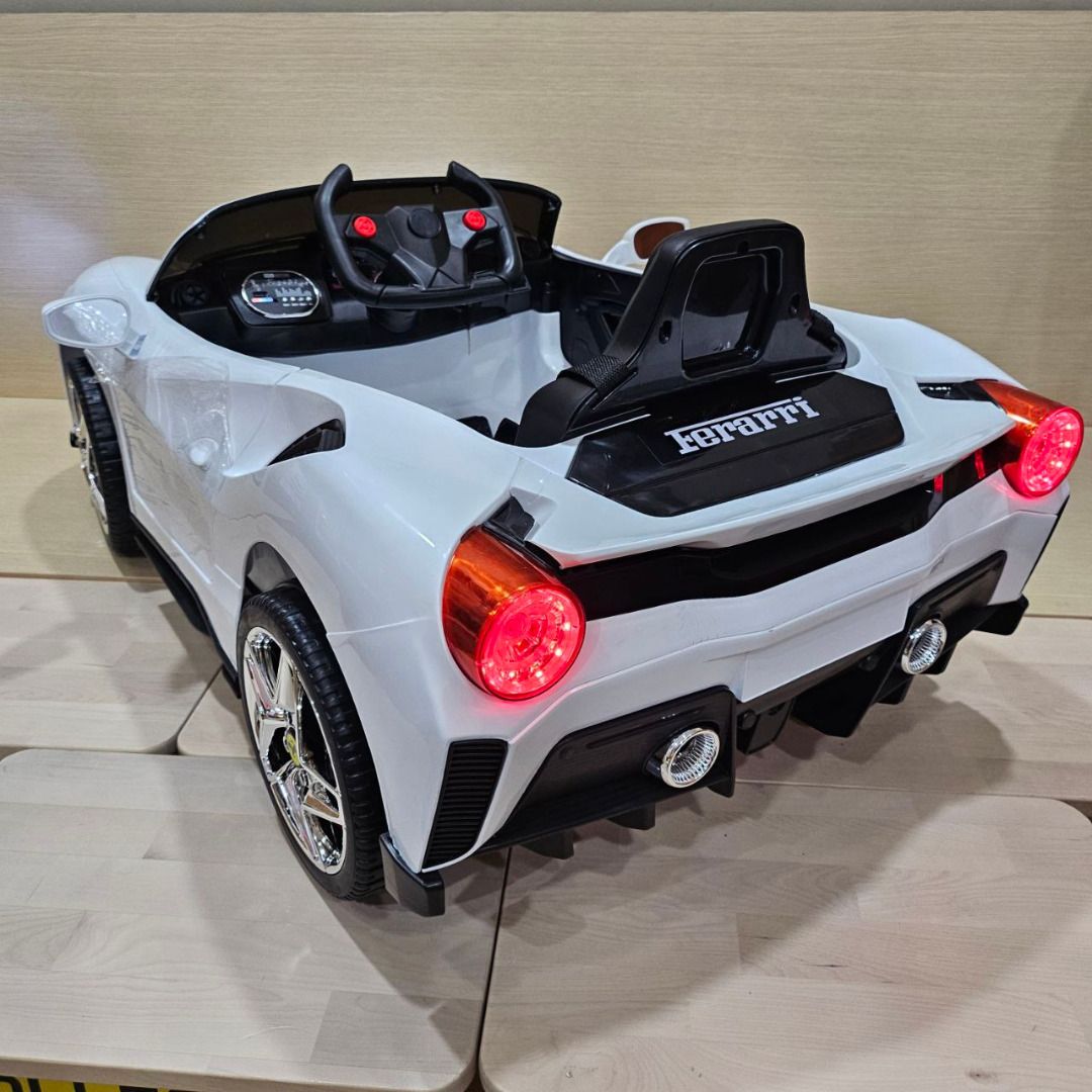 (NEW) Ferrari Kids Electric Car with Remote Control & Self Drive ...