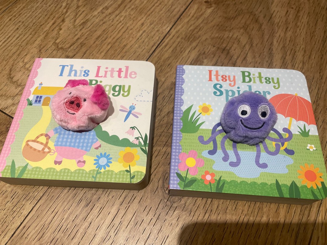 Finger puppet books Itsy Bitsy Spider, This Little Piggy, Hobbies ...
