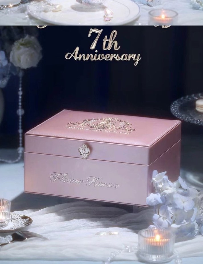 Flower Knows 7th Anniversary Limited Edition Pink Pearl Gift Storage ...