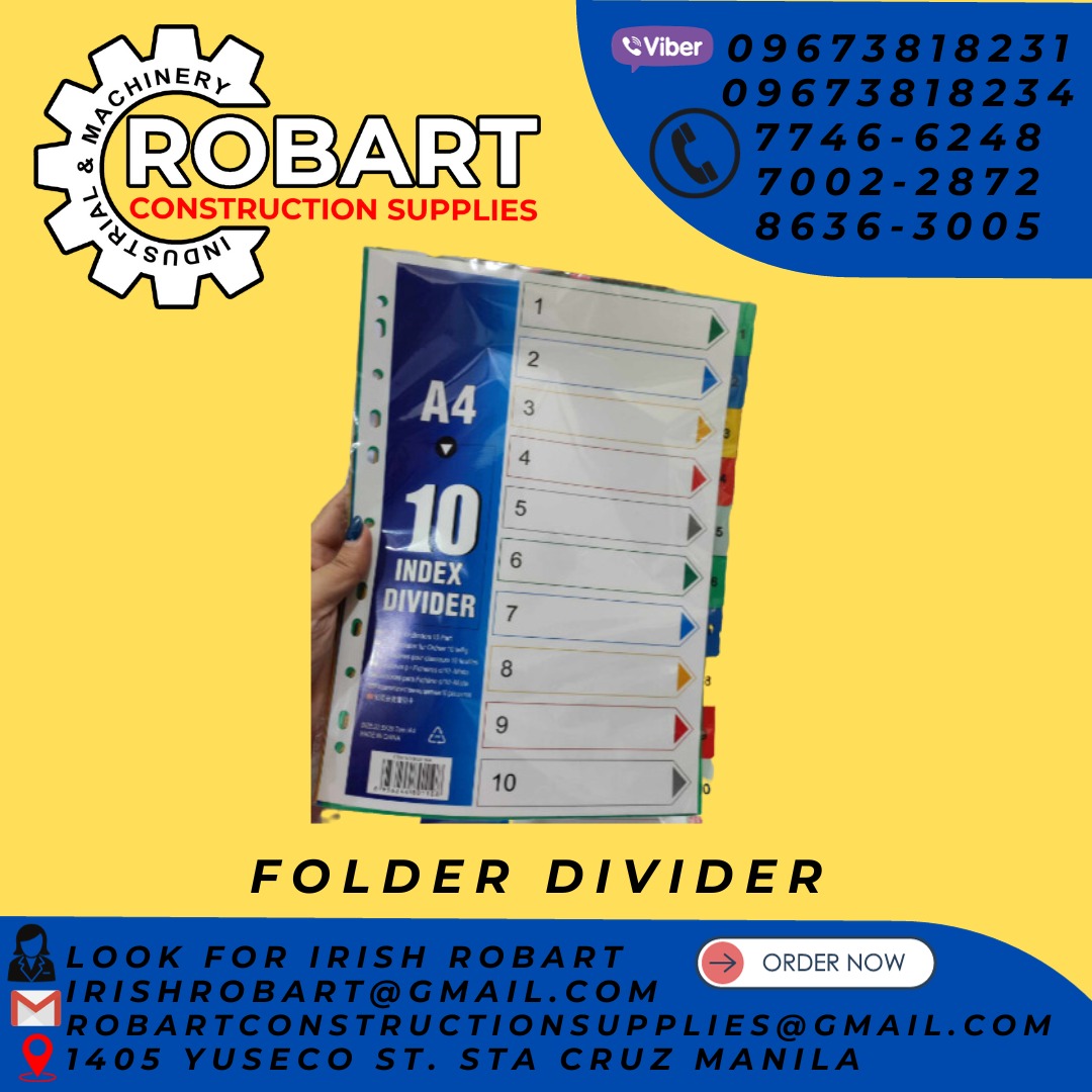 Folder Divider, Commercial & Industrial, Construction Tools & Equipment ...