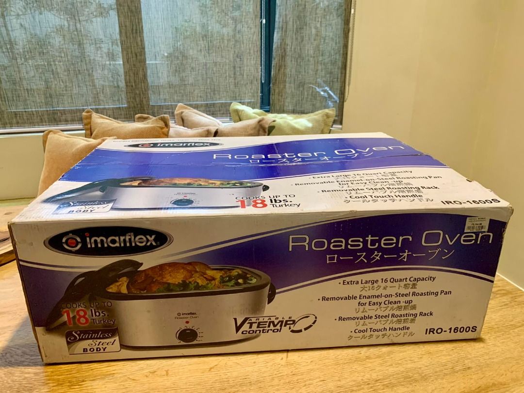 FOR SALE: Imarflex 16-Quart Roaster Oven, Furniture & Home Living, Kitchenware & Tableware ...