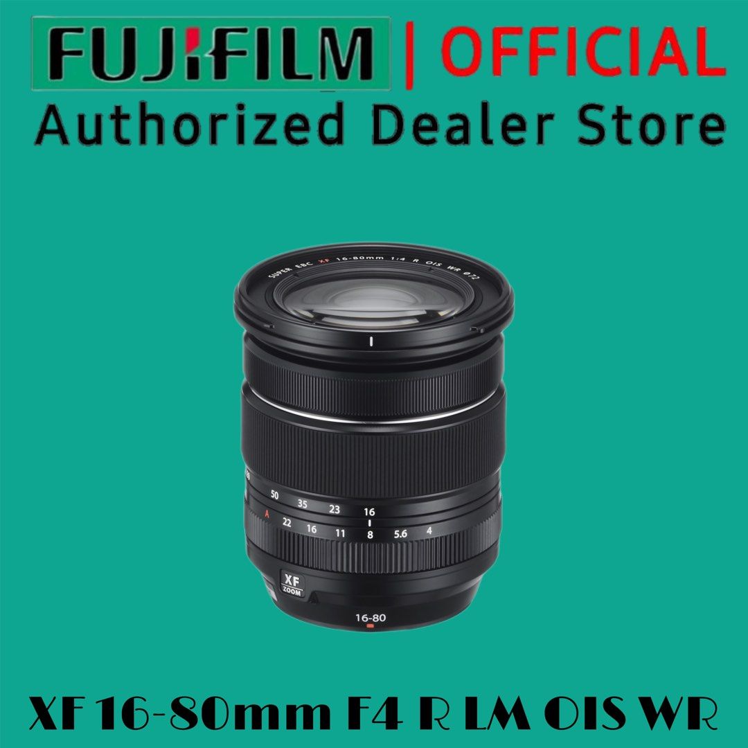 FUJI XF 16-80 F4 R LM OIS WR Lens, Photography, Lens & Kits on Carousell