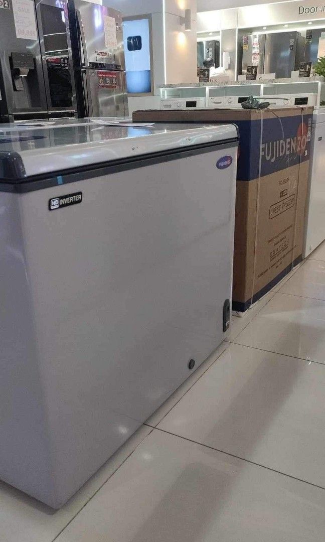FUJIDENZO NON INVERTER AND INVERTER CHEST FREEZER, TV & Home Appliances ...