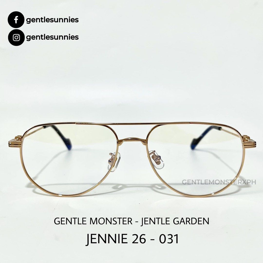Gentle Monster Jennie 26 031 Eyeglass with JentleGarden Box Set, Women's Fashion, Watches ...