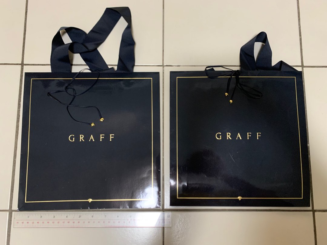 Graff diamonds paper bag, Women's Fashion, Bags & Wallets, Tote Bags on ...