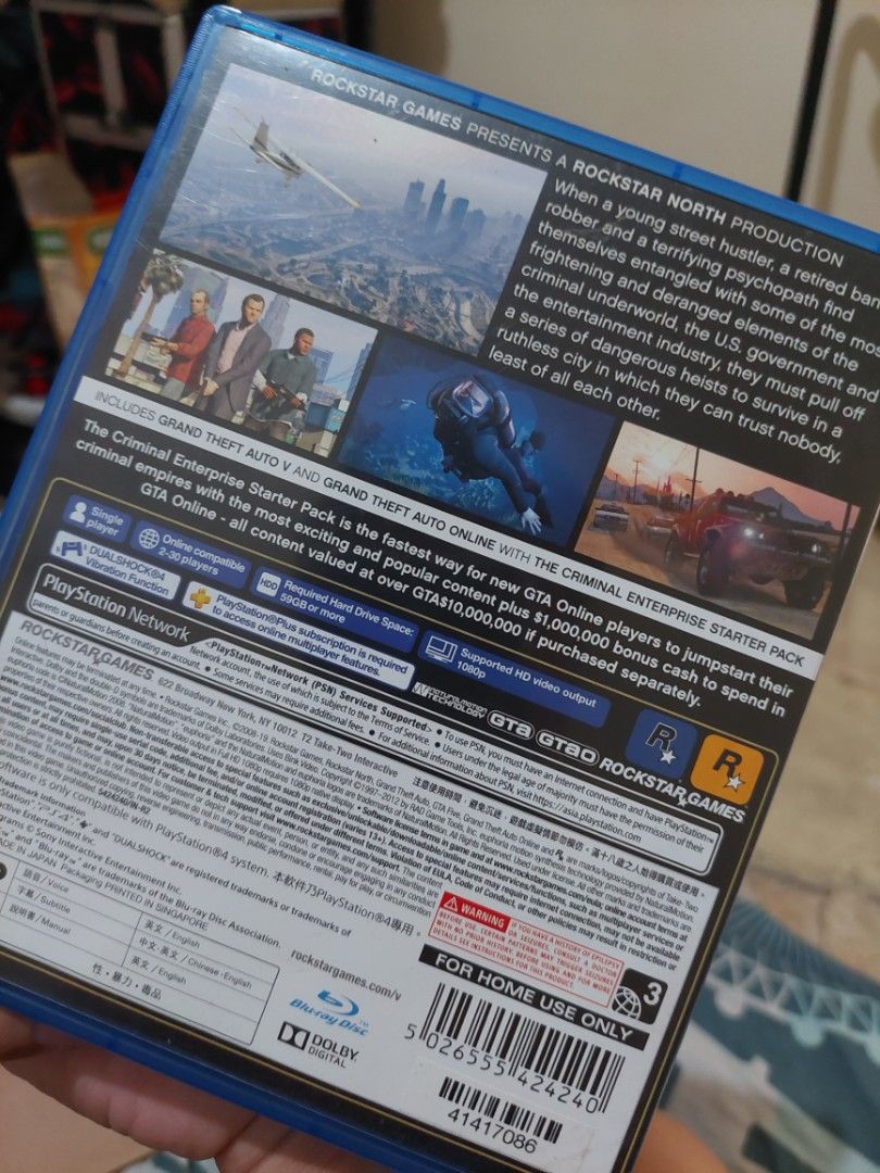 Grand Theft Auto V (GTA) Premium Edition, Video Gaming, Video Games ...