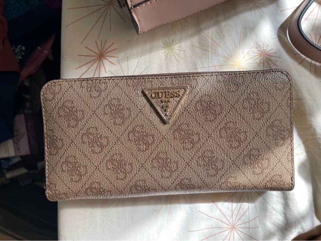 Guess Laurel Large Zip Around Wallet, Women's Fashion, Bags & Wallets ...