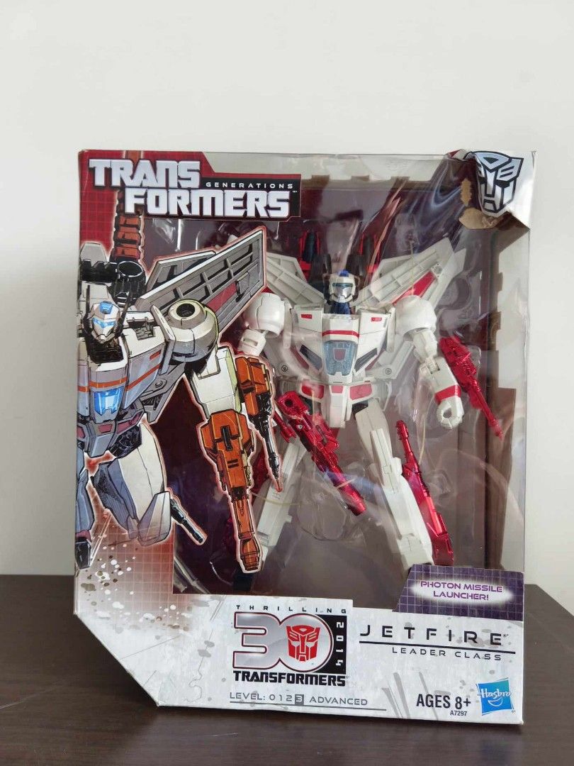 Hasbro Transformers Thrilling IDW 30th Anniversary Leader Class Jetfire ...