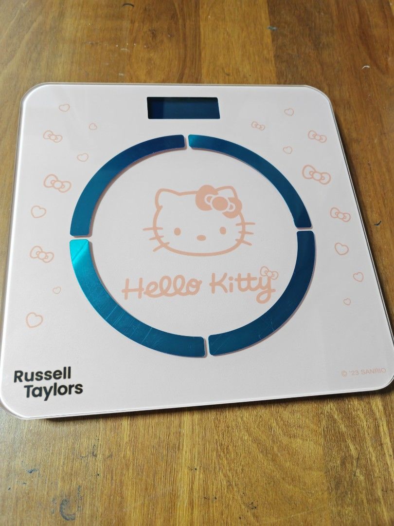 Smart Hello Kitty Pink Weighting Scale, Health & Nutrition, Health ...