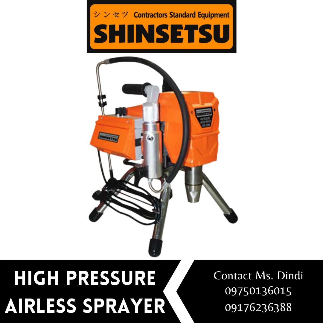 HIGH PRESSURE AIRLESS SPRAYER, Commercial & Industrial, Industrial ...