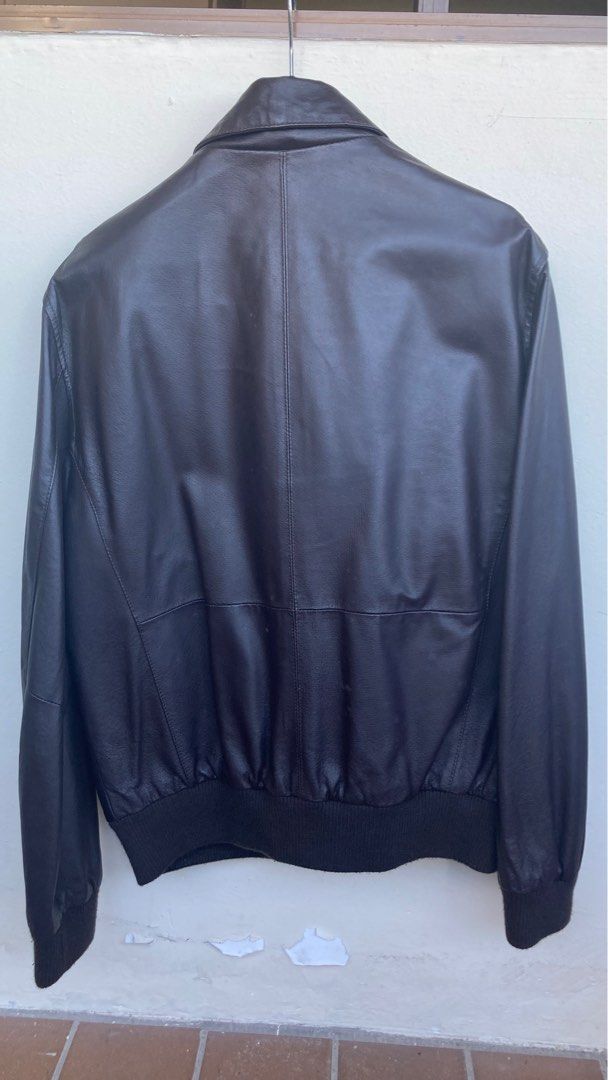 H&M Leather Jacket, Men's Fashion, Coats, Jackets and Outerwear on ...