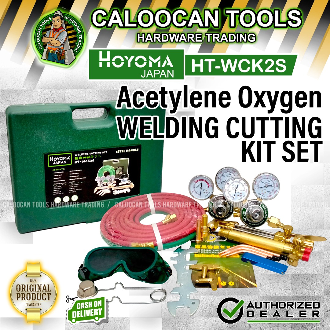 HOYOMA Japan Welding Cutting Outfit Kit Steel Handle Set (HARRIS TYPE ...