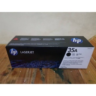 HP 35A Black Original LaserJet Toner Cartridge, CB435A, Computers & Tech, Printers, Scanners ...