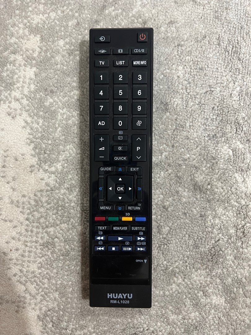 HUAYU Universal TV Remote Control. RM-L1028, Computers & Tech, Parts ...