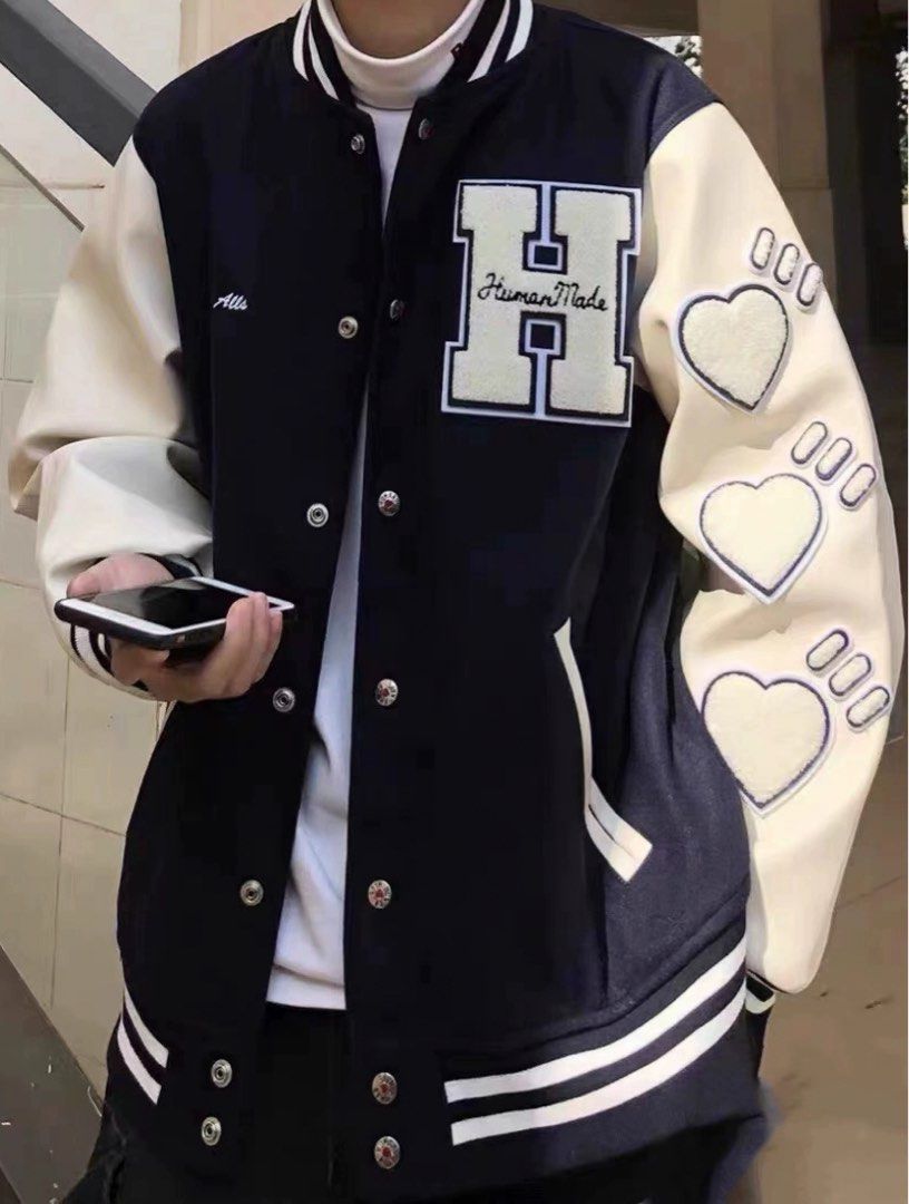 Human Made Varsity Jacket Dry Alls, Men's Fashion, Coats, Jackets and ...