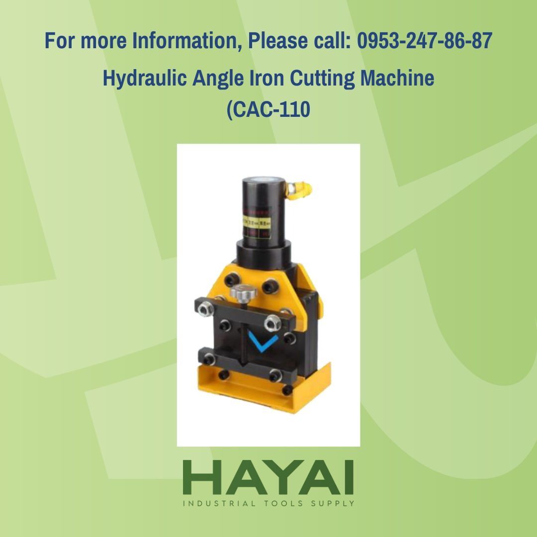Hydraulic Angle Iron Cutting Machine (CAC-110, Commercial & Industrial ...