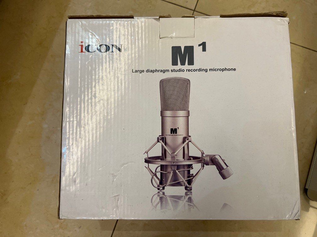 Icon M1 Large Diaphragm recording microphone, 音響器材, 咪高風/麥克風 - Carousell