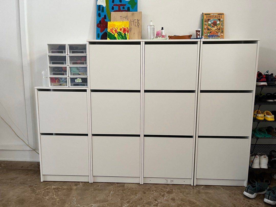 Ikea Bissa Shoe Rack, Furniture & Home Living, Furniture, Shelves ...