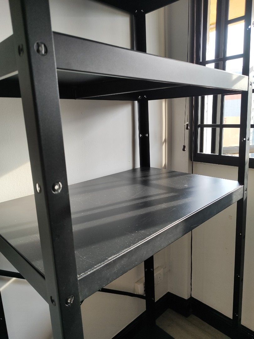 IKEA BROR 4-tier shelf storage rack, Furniture & Home Living, Furniture ...