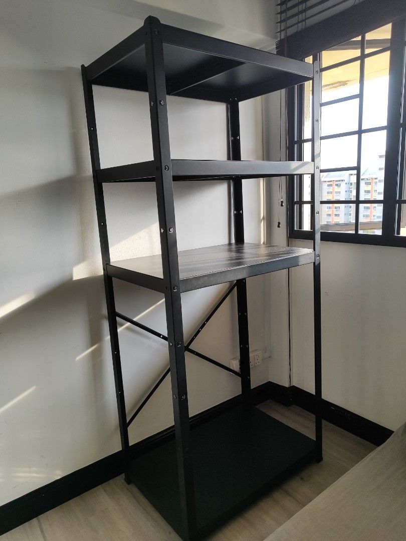 IKEA BROR 4-tier shelf storage rack, Furniture & Home Living, Furniture ...