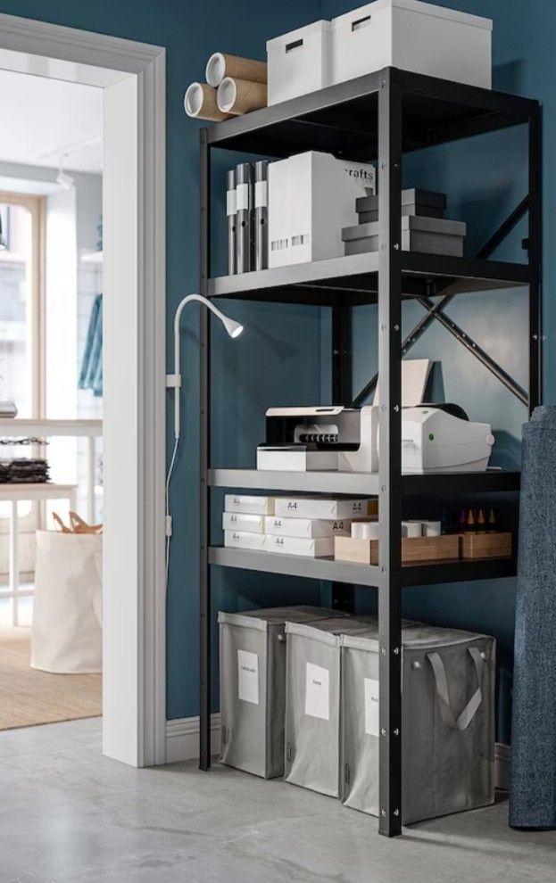 IKEA BROR 4-tier shelf storage rack, Furniture & Home Living, Furniture ...