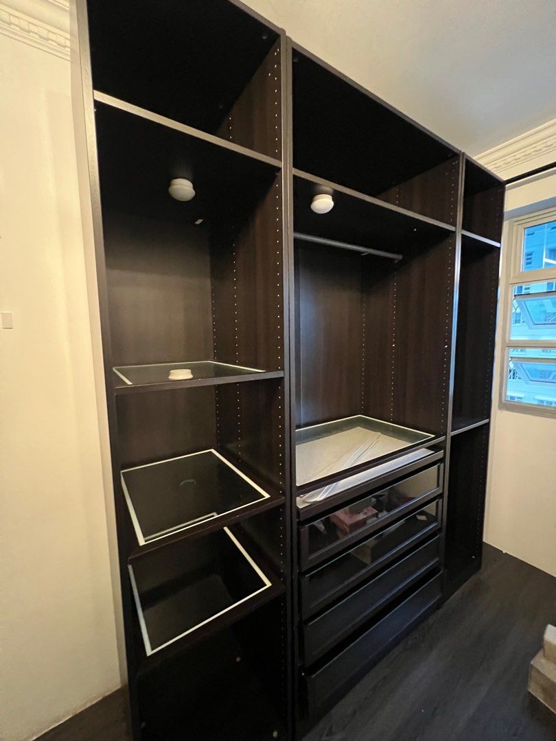 IKEA PAX Wardrobe, Furniture & Home Living, Furniture, Shelves ...