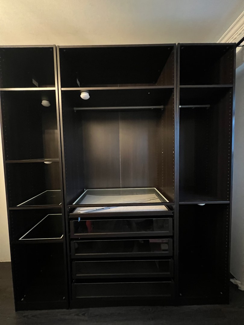 IKEA PAX Wardrobe, Furniture & Home Living, Furniture, Shelves ...