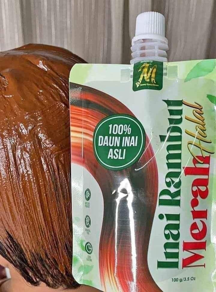 INAI RAMBUT MERAH, Beauty & Personal Care, Hair on Carousell