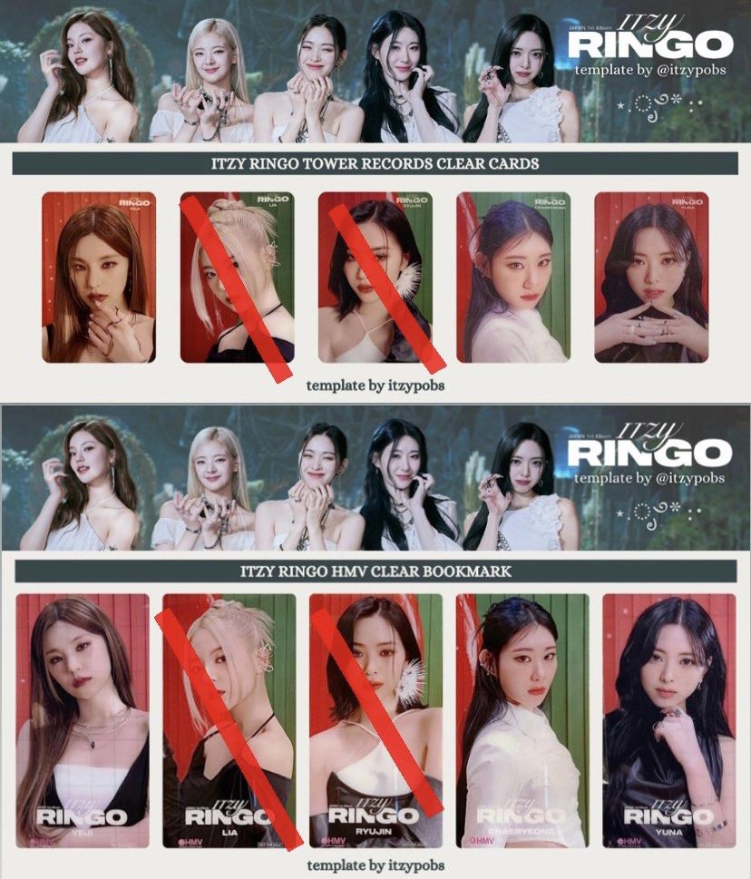 [INCOMING] ITZY Ringo Yeji Lia Ryujin Chaeryeong Yuna PCs HMVs, Hobbies ...