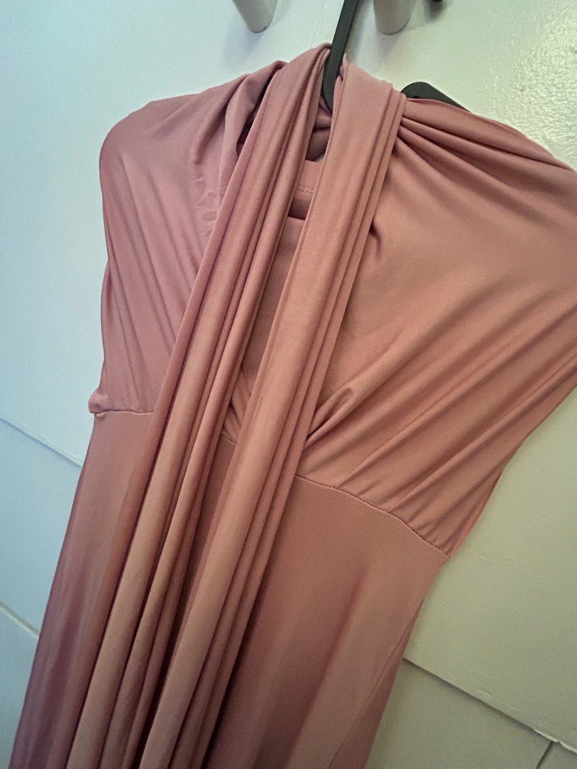 Infinity Dress Dusty Pink, Women's Fashion, Dresses & Sets, Dresses on ...