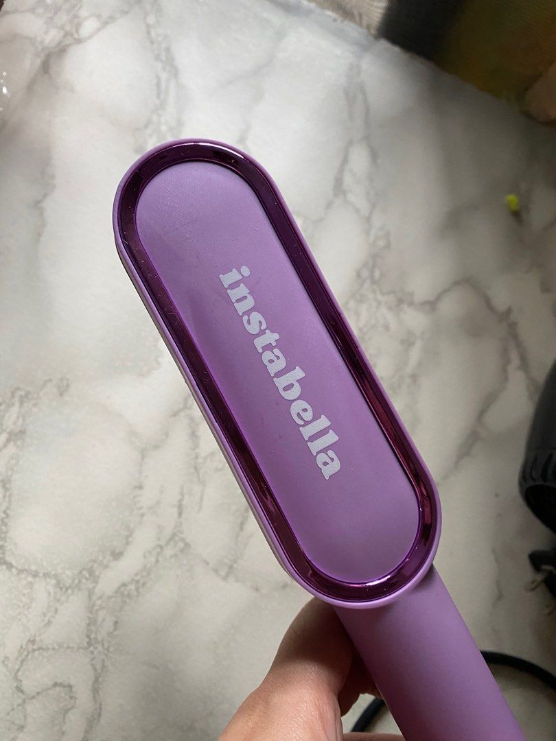 Instabella 2-in-1 Professional Straightening and Curling Comb, Beauty ...