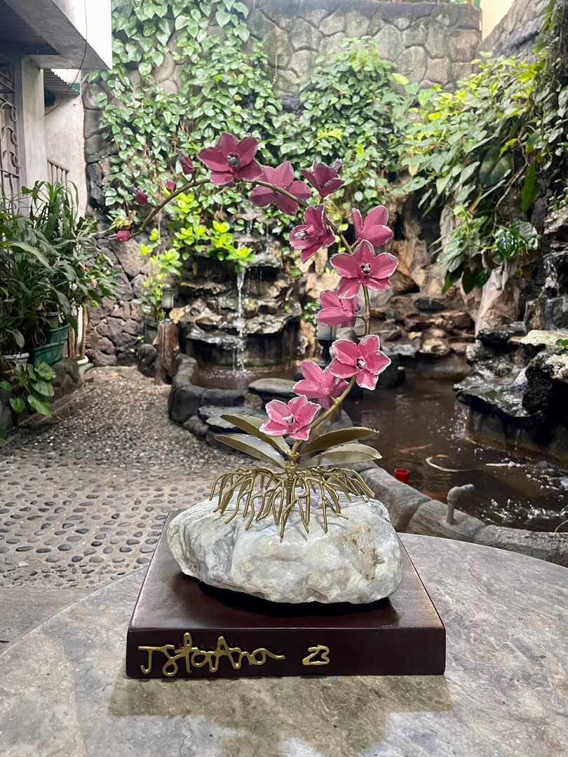 JEROME STA ANA Orchids Sculpture, Furniture & Home Living, Home Decor, Other Home Decor on Carousell