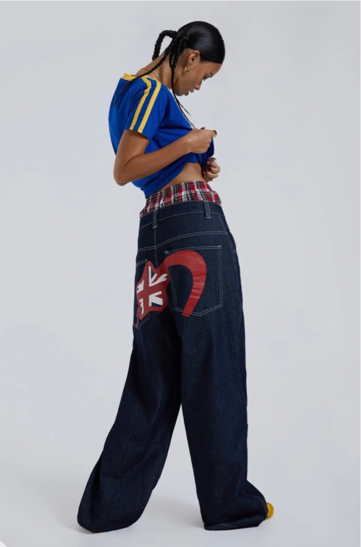 Jaded london colossal jeans, Men's Fashion, Bottoms, Jeans on Carousell