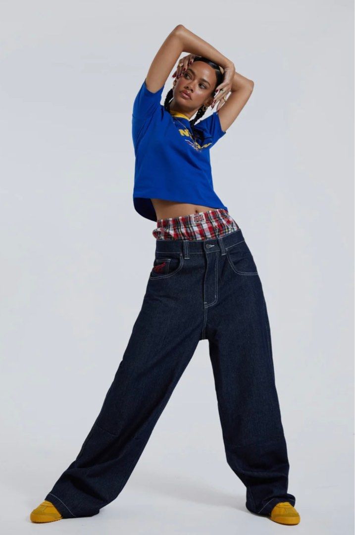 Jaded london colossal jeans, Men's Fashion, Bottoms, Jeans on Carousell