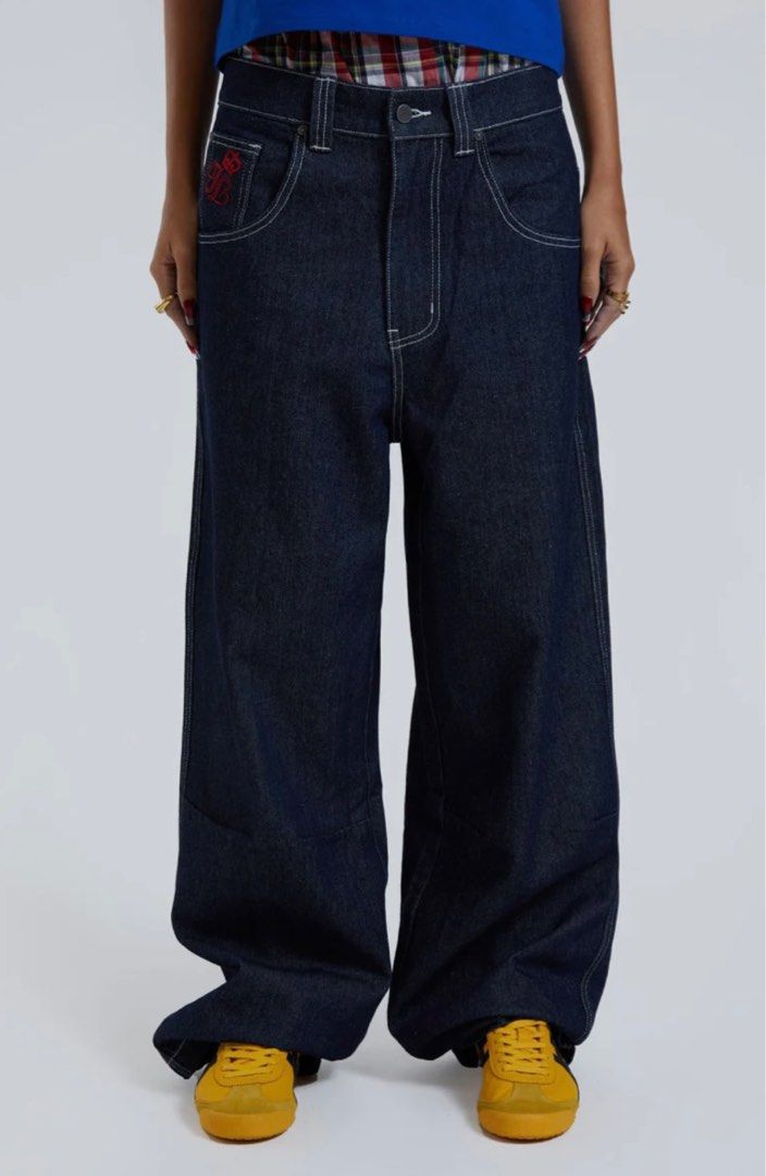 Jaded london colossal jeans, Men's Fashion, Bottoms, Jeans on Carousell