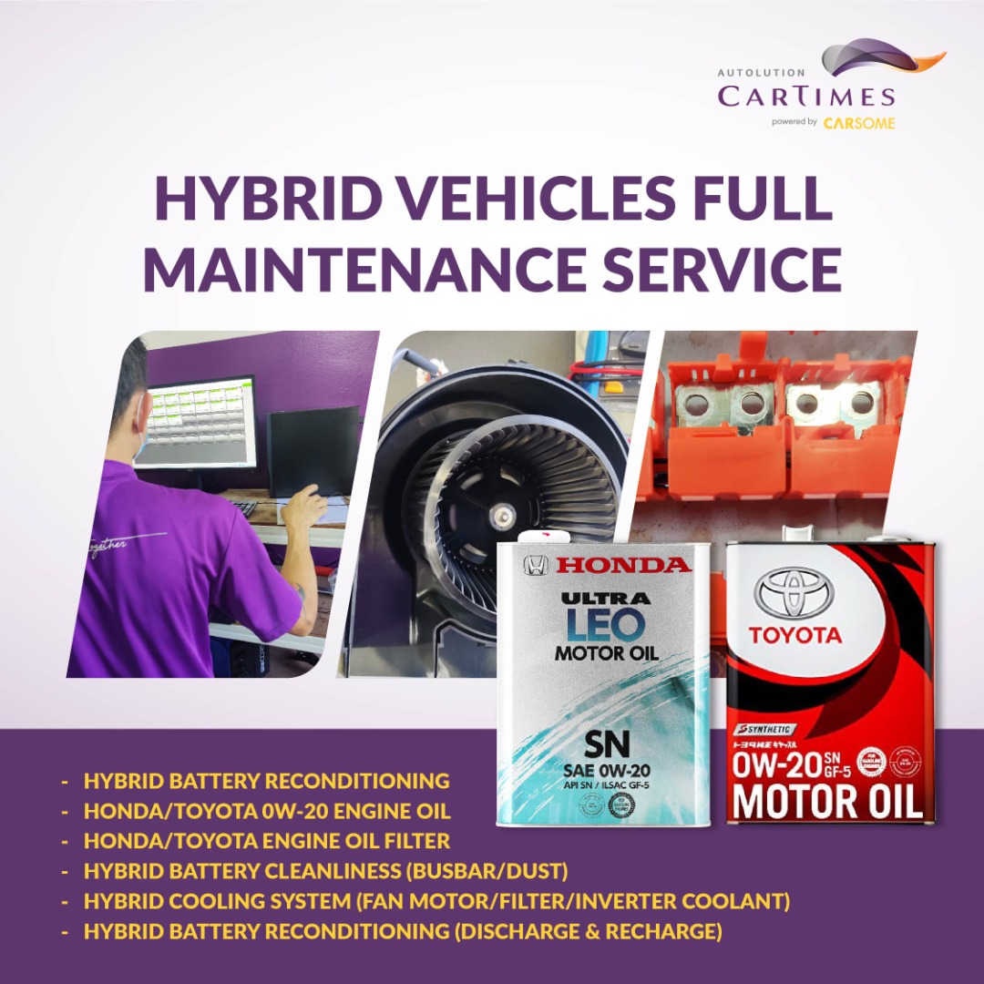 JAPANESE HYBRID MODEL FULL MAINTENANCE, Car Accessories, Car Workshops & Services on Carousell