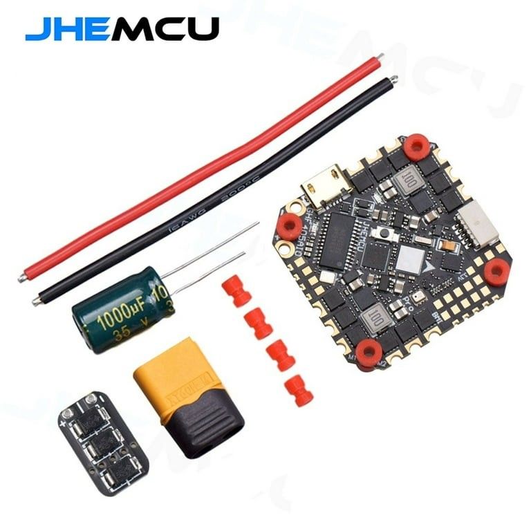 JHEMCU GHF405 Pro AIO - F4 FC + 45A 3-6S BLHeli_S ESC Support DJI O3 ...