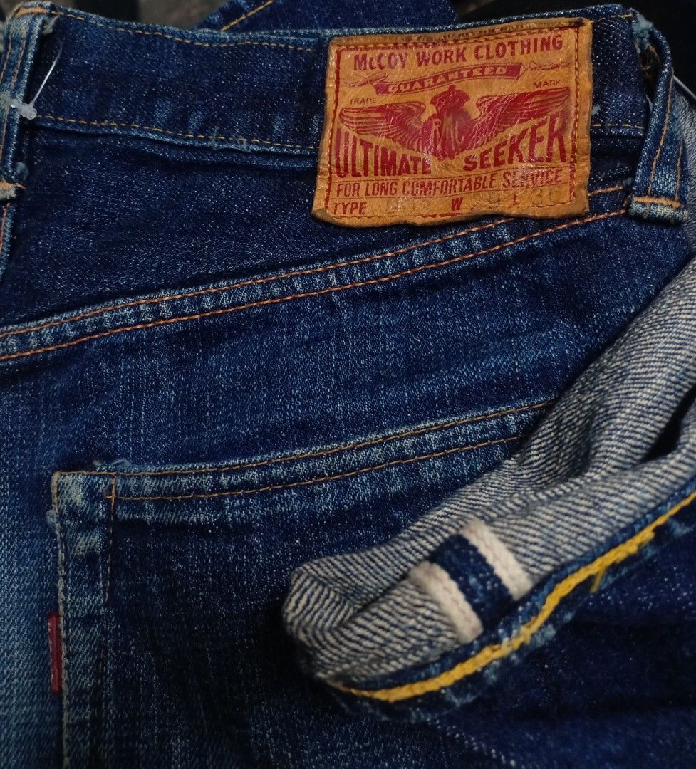 joe mccoy japan selvedge, Men's Fashion, Bottoms, Jeans on Carousell