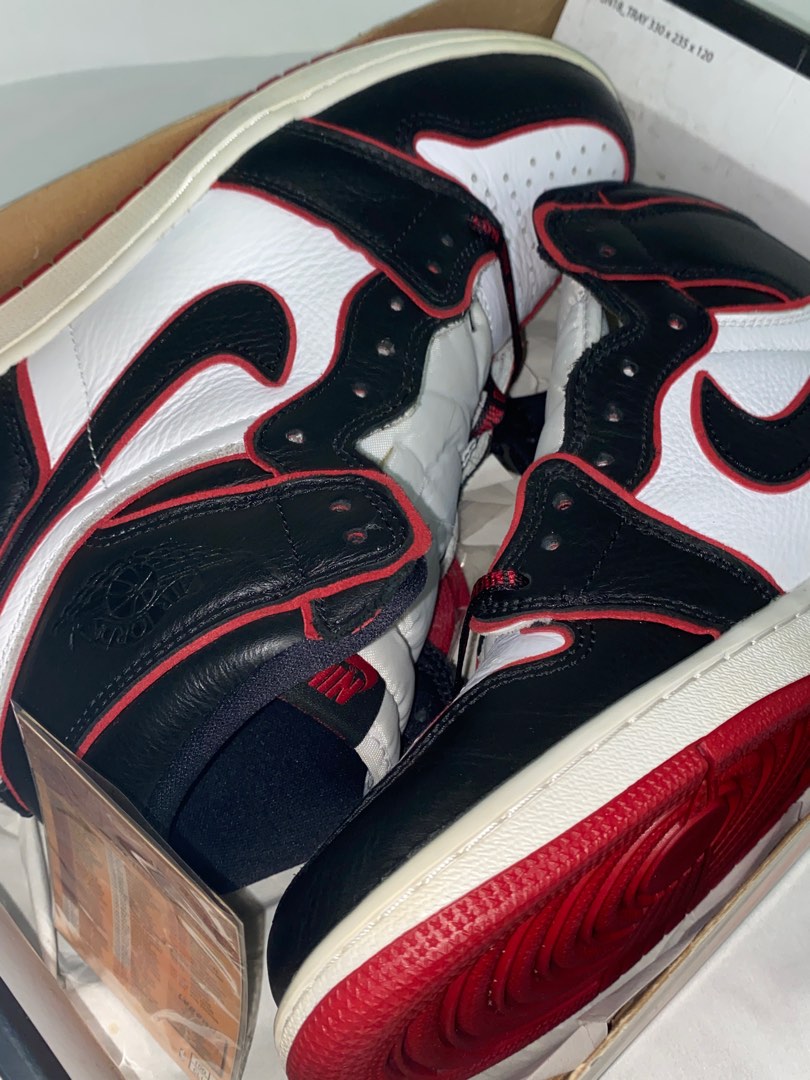 Jordan 1 High Bloodline, Men's Fashion, Footwear, Sneakers on Carousell