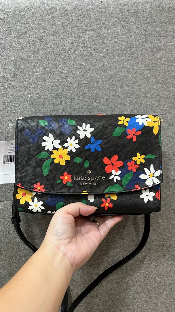 KATE SPADE CARSON CONVERTIBLE SAILING FLORAL PRINT CROSSBODY BAG ...
