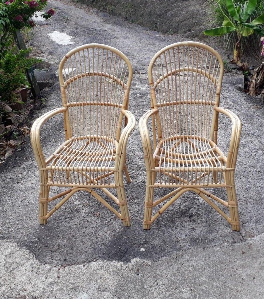 Kerusi rotan, Furniture & Home Living, Furniture, Chairs on Carousell