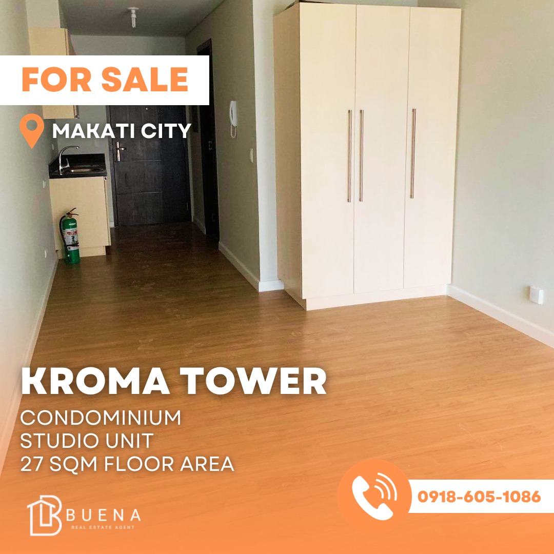 Kroma Tower By Ayala Land - 27 SQM Studio Unit in Makati - For Sale ...