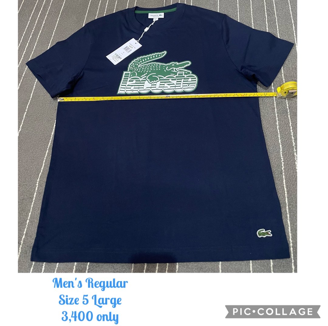 Lacoste Men's Tshirt Size 5 Large, Men's Fashion, Tops & Sets, Tshirts & Polo Shirts on Carousell